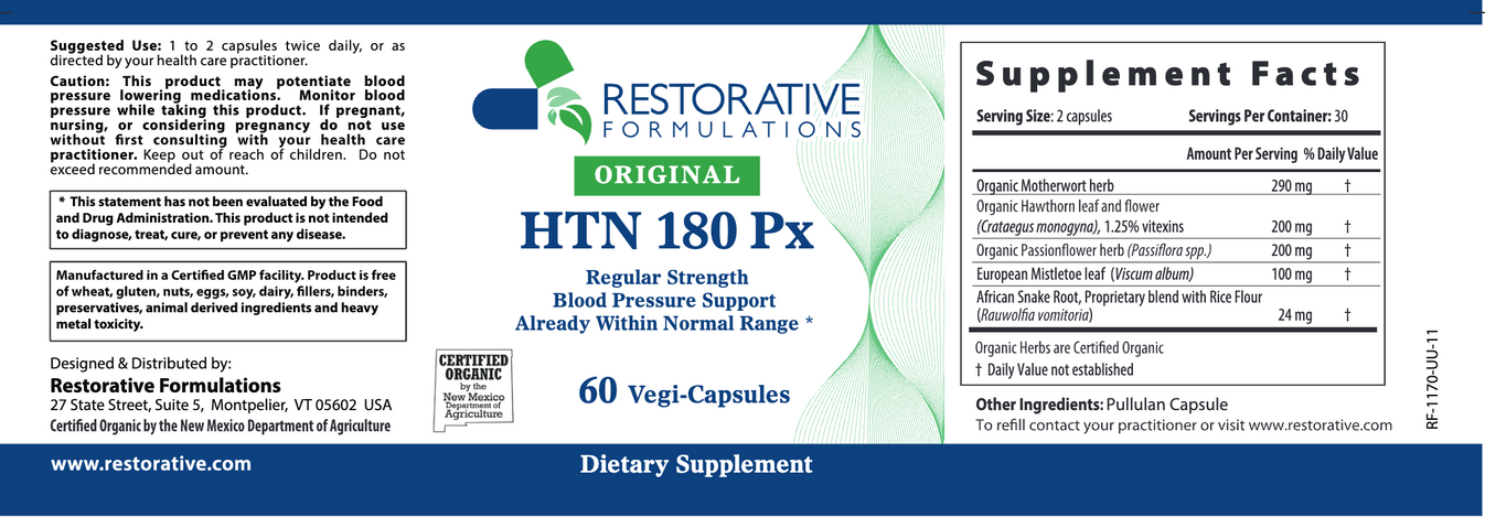 Restorative Formulations HTN 180 PX Capsules – Alive + Well Supplements