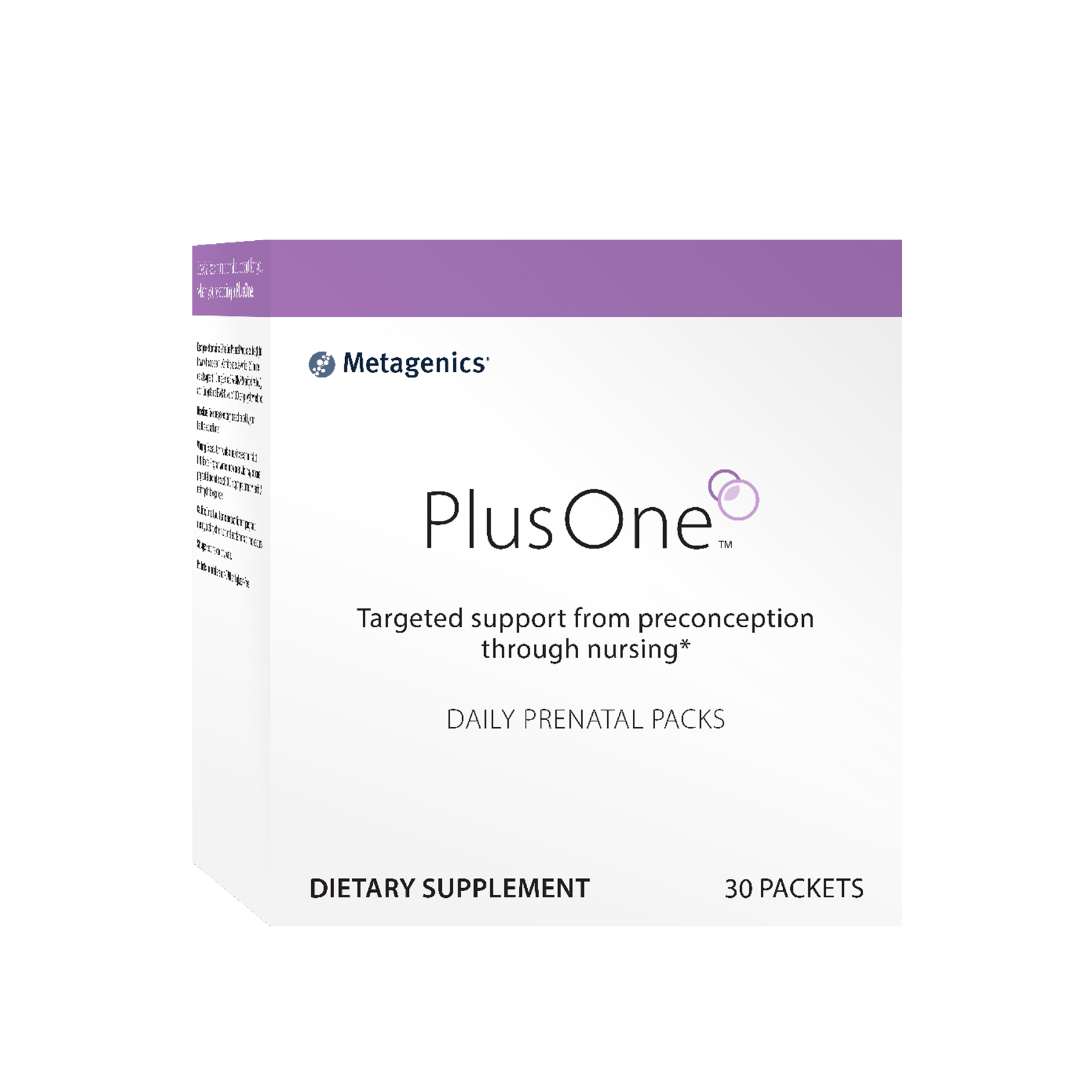 Metagenics Plus One Daily Prenatal Packs – Alive and Well Shopping